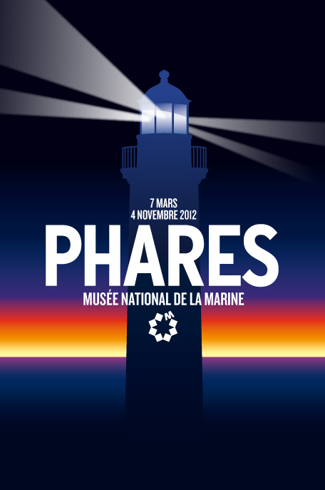 Flamidon - Phares – Musée national de la marine, l’affiche de l’exposition
